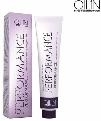 OLLIN PERFORMANCE 8/1 светло-русый пепельный 60мл Перманентная крем-краска для волос