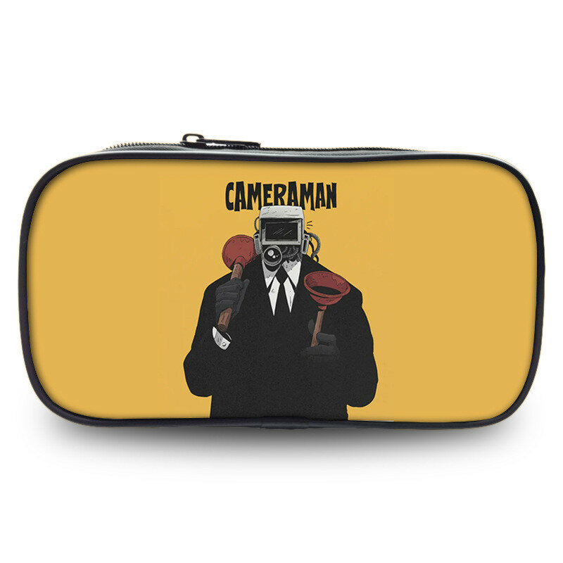 Пенал titan с дизайном туалетного мужчины для творческих студентов stylej