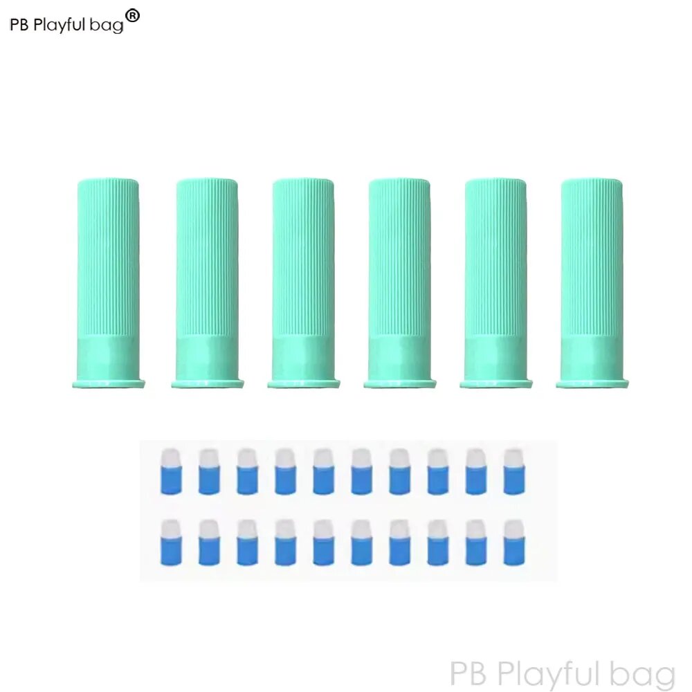 Мягкий пистолет PB Playful bag для золотого кольца Meizhi Синий, QG572-A