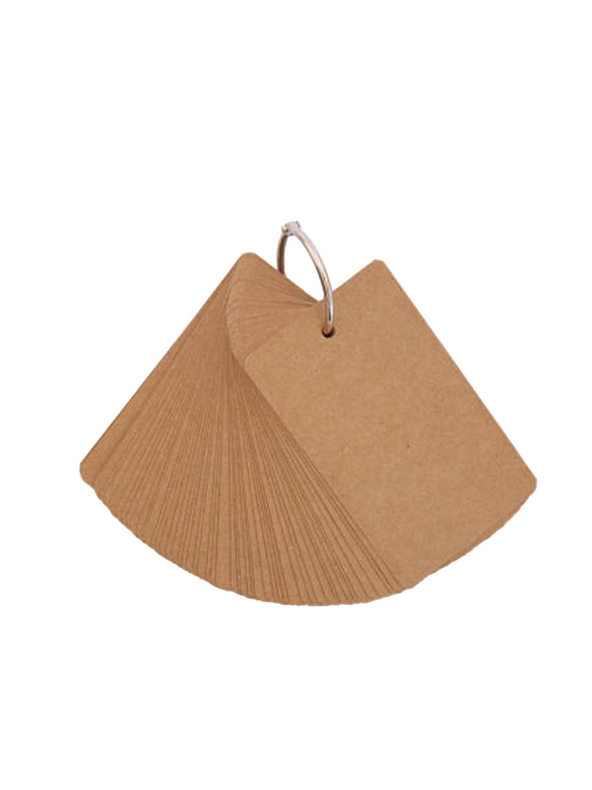 Картотеки с переплетными кольцами Перфокарты для заметок Учебная карточка Флэш-карта 3,5x2 дюйма