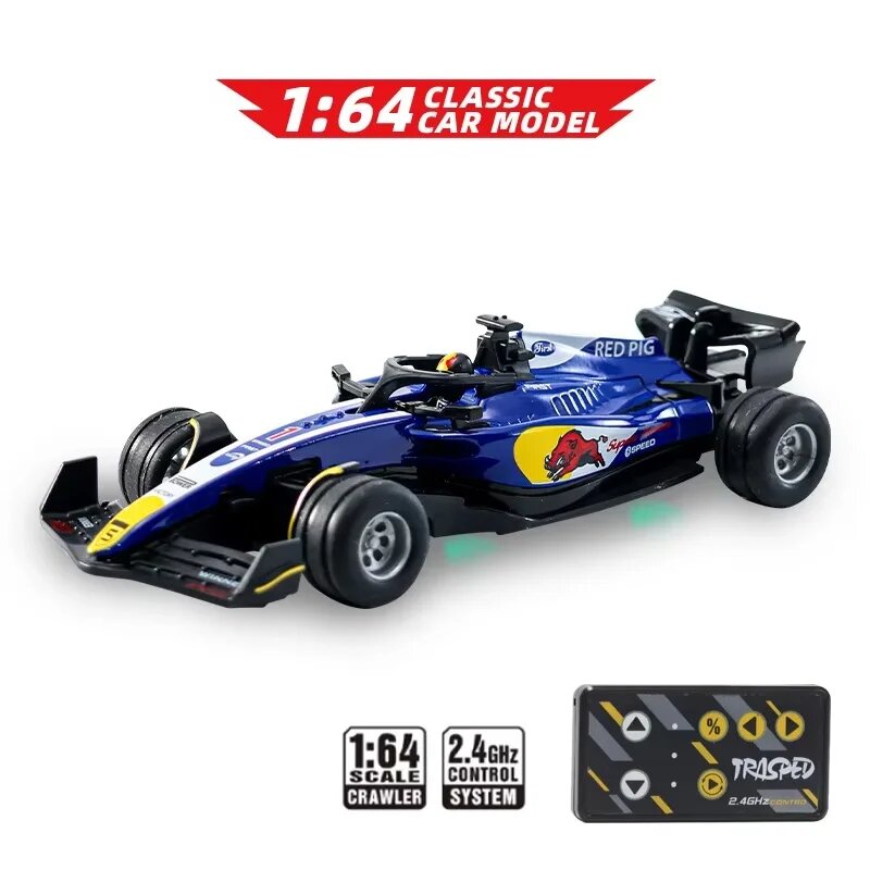 JJRC F1 гоночный автомобиль 1:64 Темно-синий, Blue