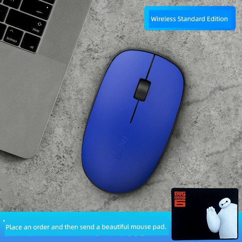 Беспроводная Bluetooth-мышь Rapoo M200 для офиса и игр, ультратонкая, для ноутбуков, MAC и Windows Официальная