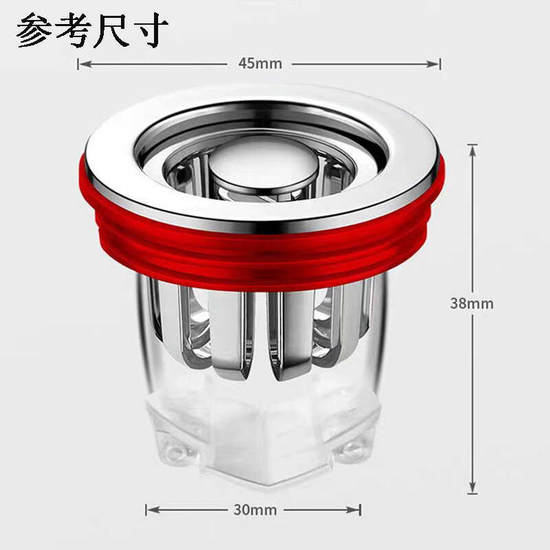 Фильтр для ванной комнаты, анти-инсекты, анти-запах, сливной элемент для пола, канализация, анти-обратный поток, уплотнение, фильтр для кухонной раковины, сепаратор мусора