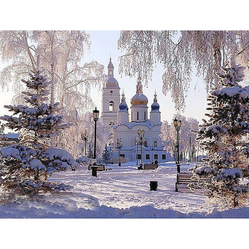 DIY 5D Даймондная живопись Дом Квадрат Круглая форма Наборы для даймондной живописи Искусство Ремесло Для декорации стены комнаты Цвет Как на картинке Материал Плотно ткань и смолевые алмазы Тип A, B, C, D, E, F, , H, I Площадь алмазов Частично Фрейм Не