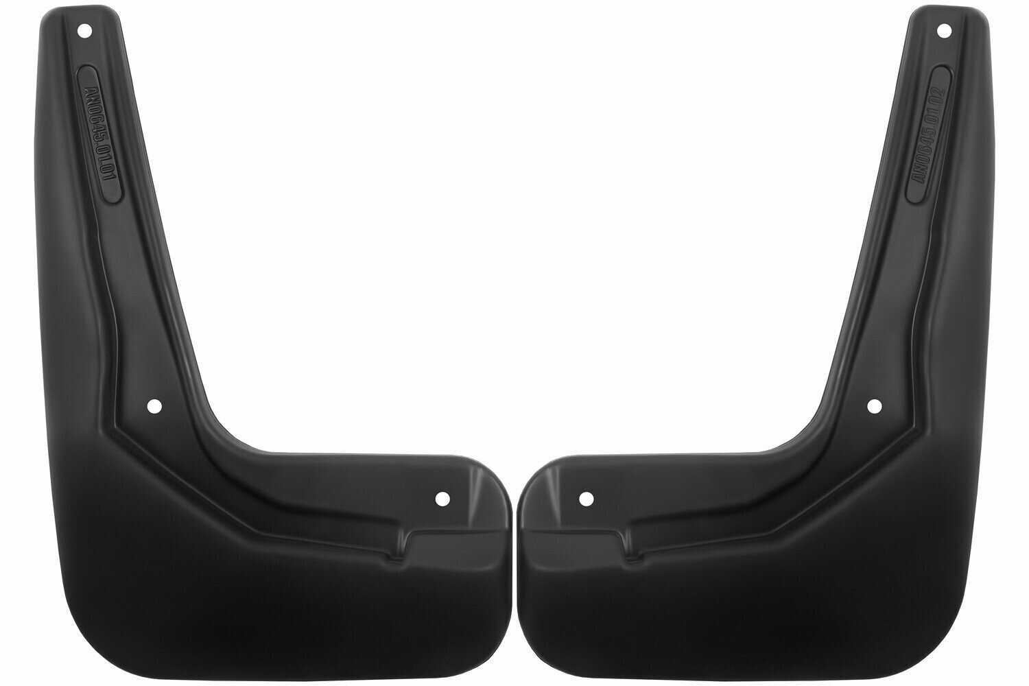 Брызговики передние для GEELY Coolray 2023 н. в. (I рестайлинг), 2 шт.(standard) REIN. AN0645. F13