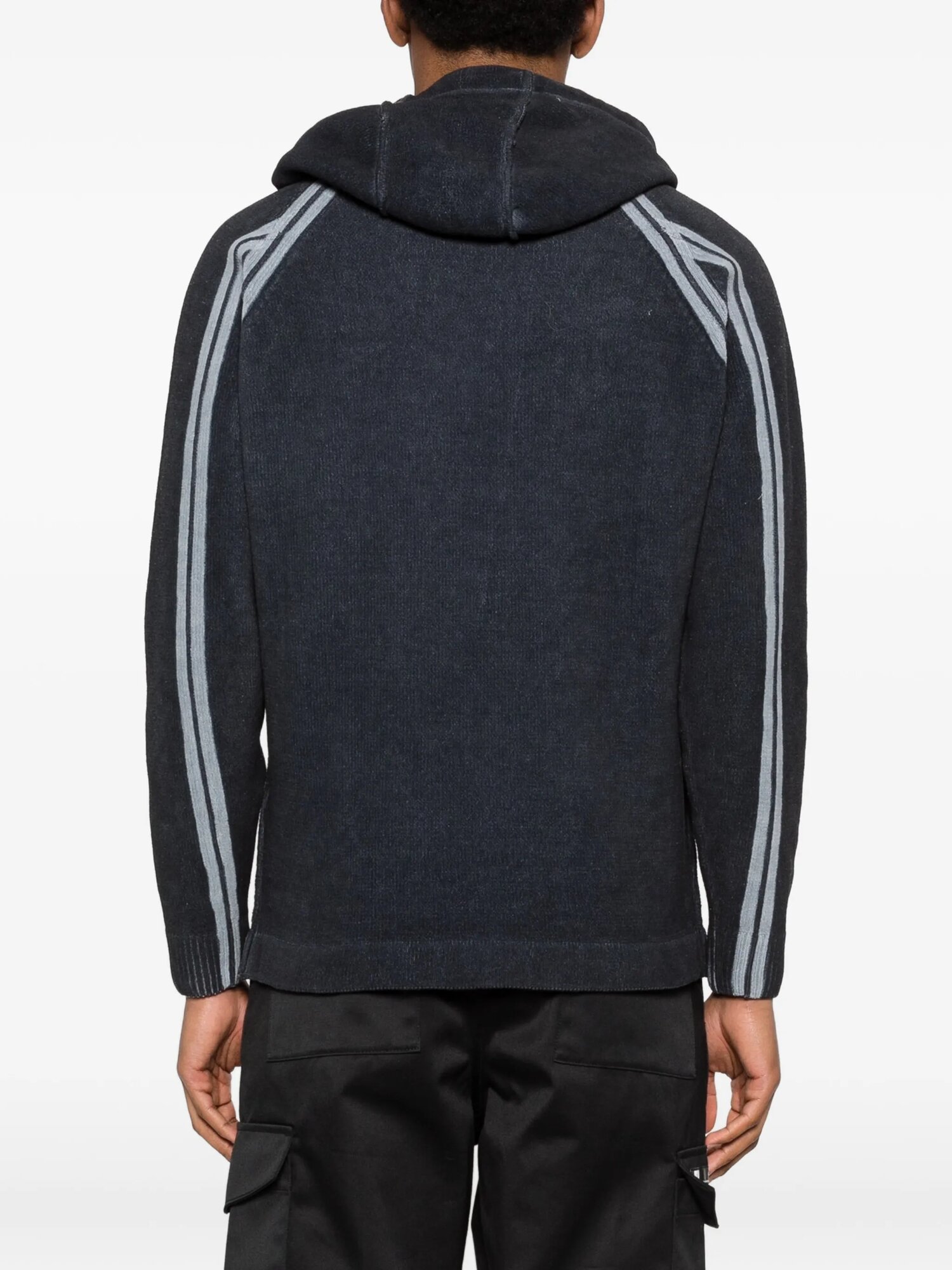 Худи C.P. COMPANY Logo stripe hoodie, размер XL, , grey — фото 1