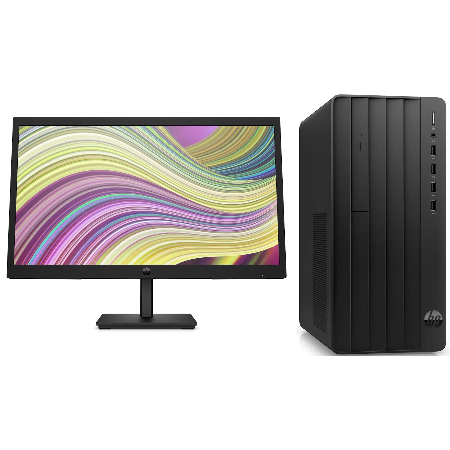 Компьютер HP Pro 290 G9 Bundle TWR (935Y0EA) i3-13100/8/512GB/DVD/eng usb kb+m+монитор/DOS/черный