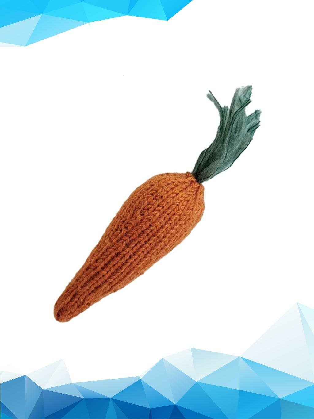 Детские фотореквизиты: плетёная морковка, 1 шт. моркови