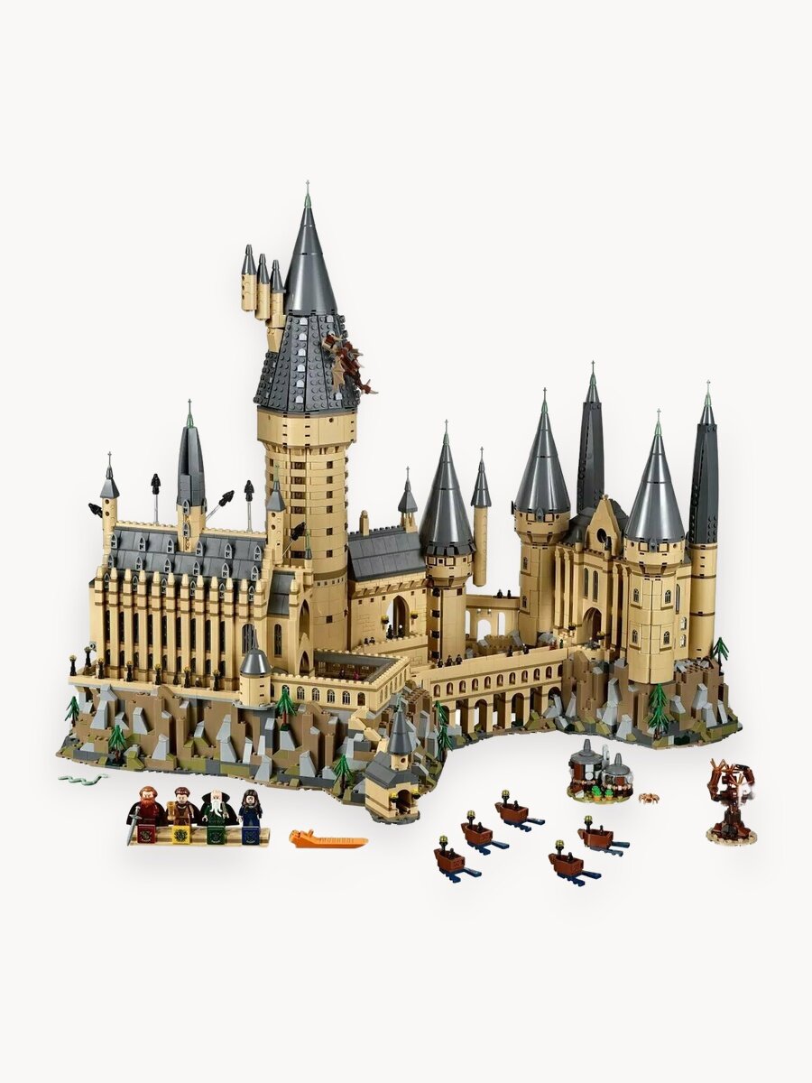 Конструктор Гарри Поттер Замок Хогвартс 6020 деталей, совместим с Harry Potter Hogwarts 71043 большой замок