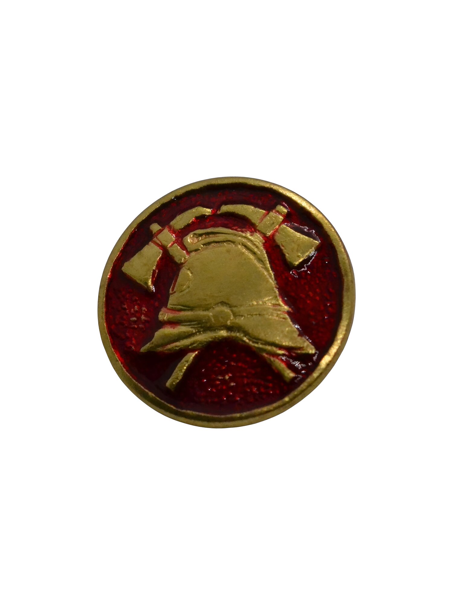 Фрачный Знак "Пожарный (эмблема круглая, красный)", цанга
