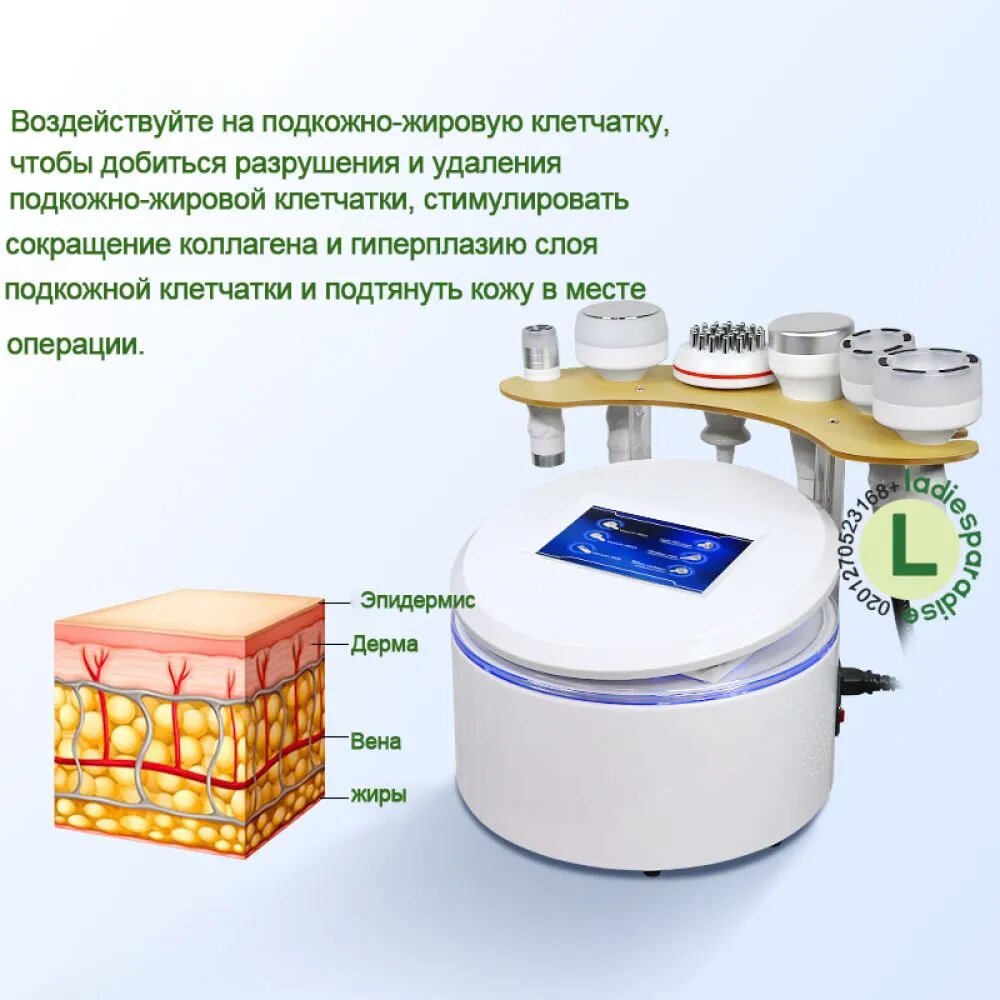 Многофункциональный косметологический аппарат WL-12 Mini для ухода за телом и комплексных программ — фото 1