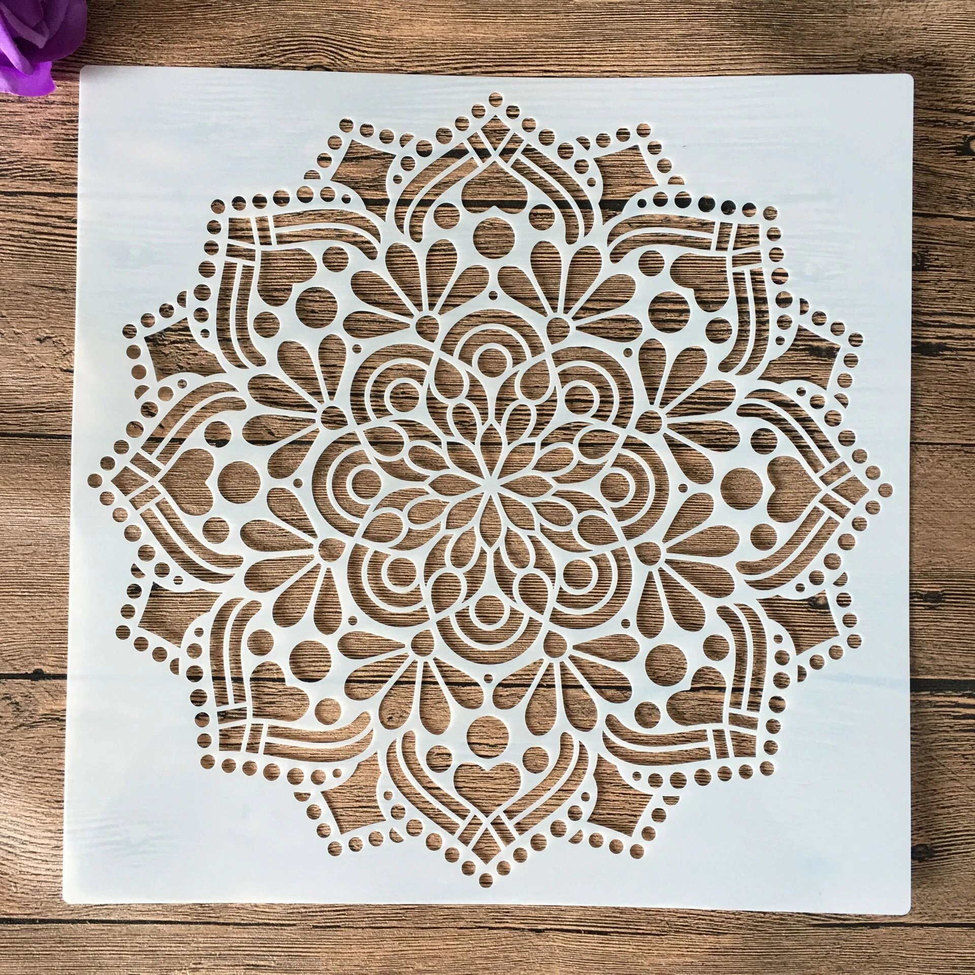 Многослойные трафареты PenhuaMoban mandala 30х30 см