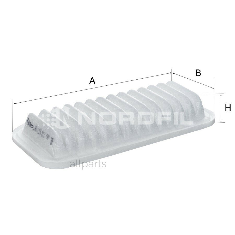 NORDFIL AN1304 Фильтр воздушный CITROEN C1 PEUGEOT 107 SUBARU JUSTY IV TOYOTA AYGO PLATZ YARIS I (P1) II (XP9