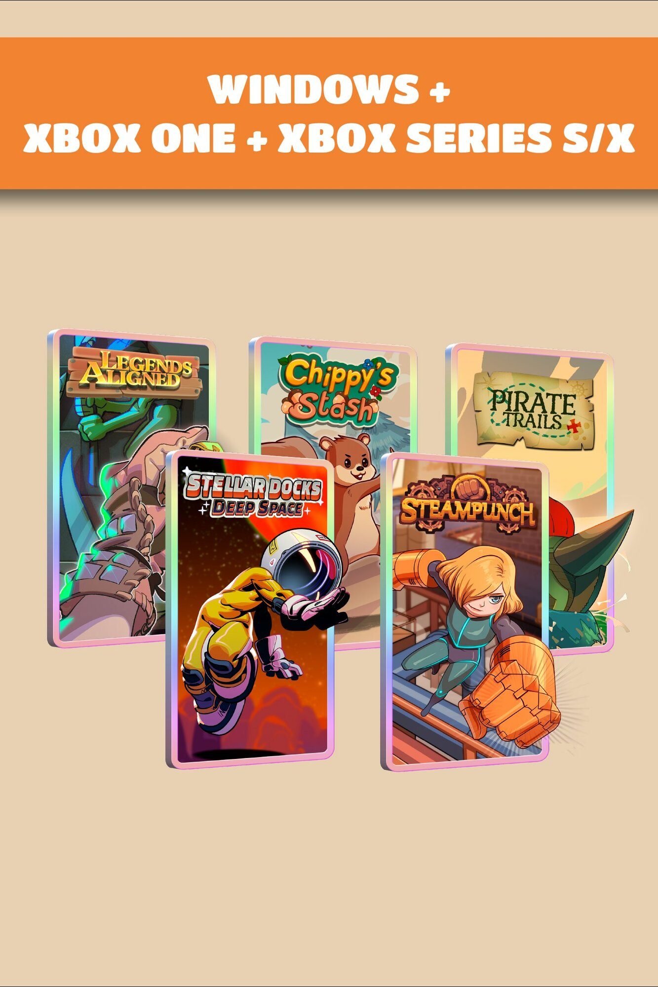 Chippy’s Pirate Steampunch Stellar Legends (Bundle) — ключ активации Xbox / Microsoft Store · PC, Xbox One, Xbox Series X|S · цифровой ключ · любой регион