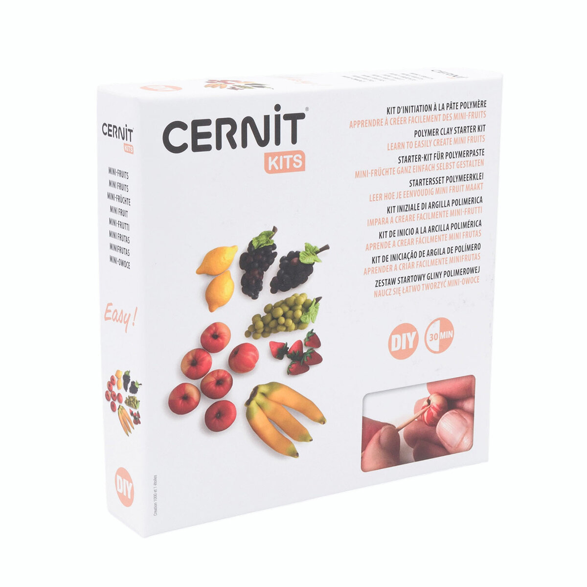 Набор полимерной глины Фруктовые миниатюры (Fruit miniatures), Cernit