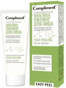 Пилинг Compliment Easy Peel для лица AHA/BHA проф, 80мл