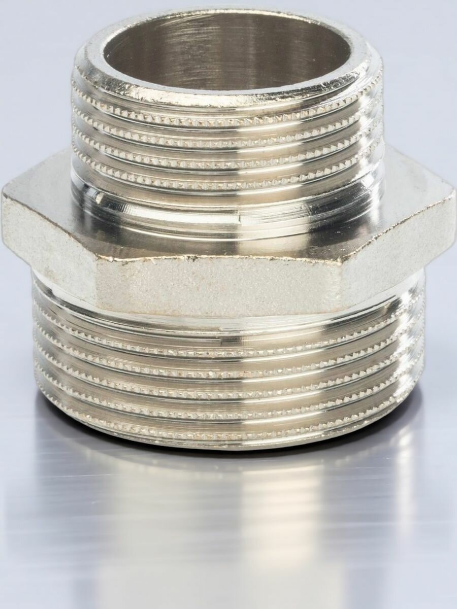 Ниппель 1"-3/4" никелированный переходной VALTEC