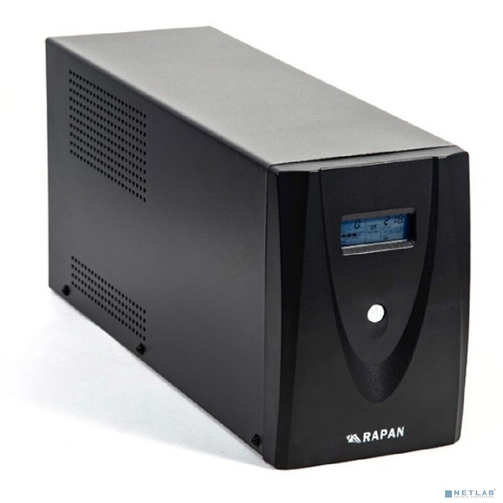 Повреждение упаковки ИБП Бастион RAPAN-UPS 3000 {Line-interactive, 3000ВА/1800Вт, 2х C13 и 2х EURO, АКБ 4х7Ач} (734)