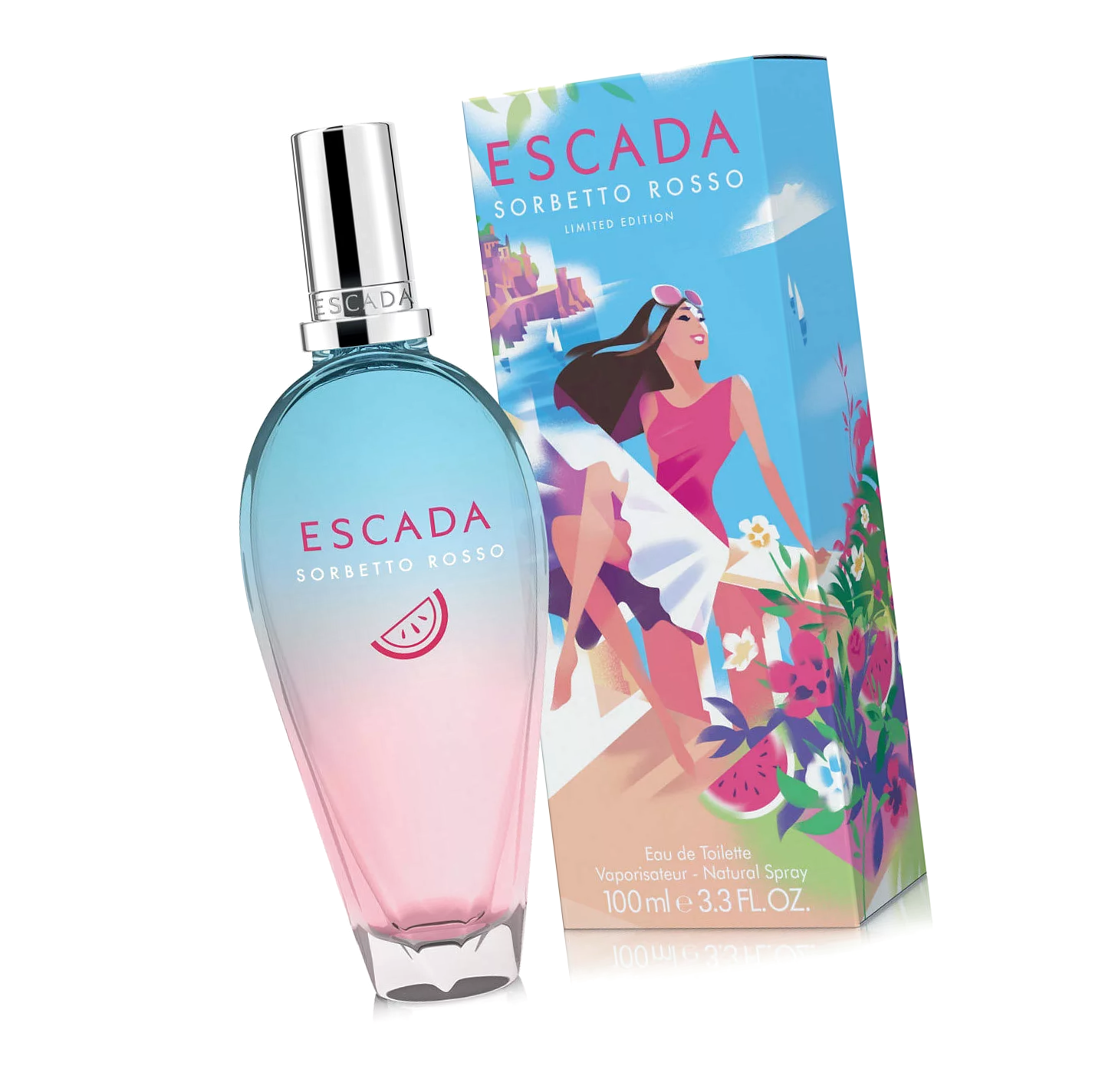 Escada Sorbetto Rosso женская туалетная вода 100 мл - Эскада Сорбетто Россо духи