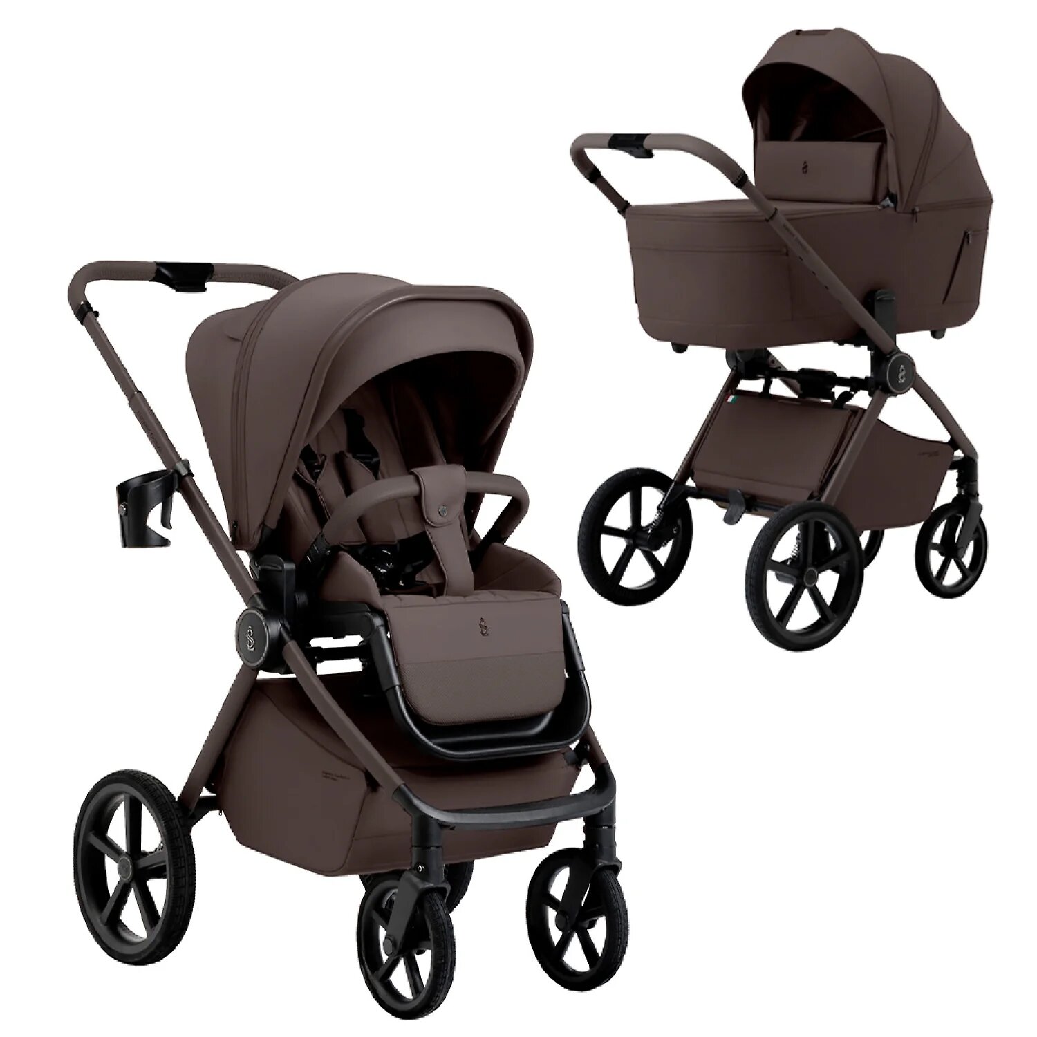 Детская коляска 2в1 Sweet Baby Elegante Therma Colore, цвет Chocolate Brown SBL (Шоколадный)