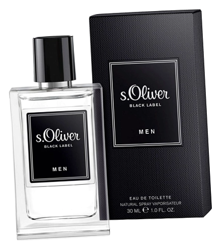 Туалетная вода S.Oliver Black Label Men для мужчин 50 мл / С Оливер Блэк Лейбл Мэн