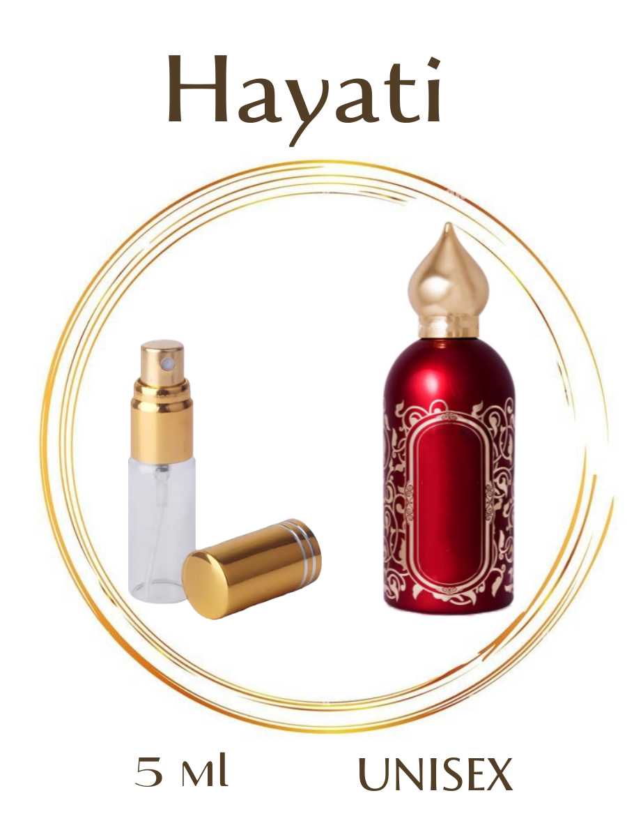 Духи парфюм Hayati спрей 5 мл унисекс, цветочные, фруктовые ноты