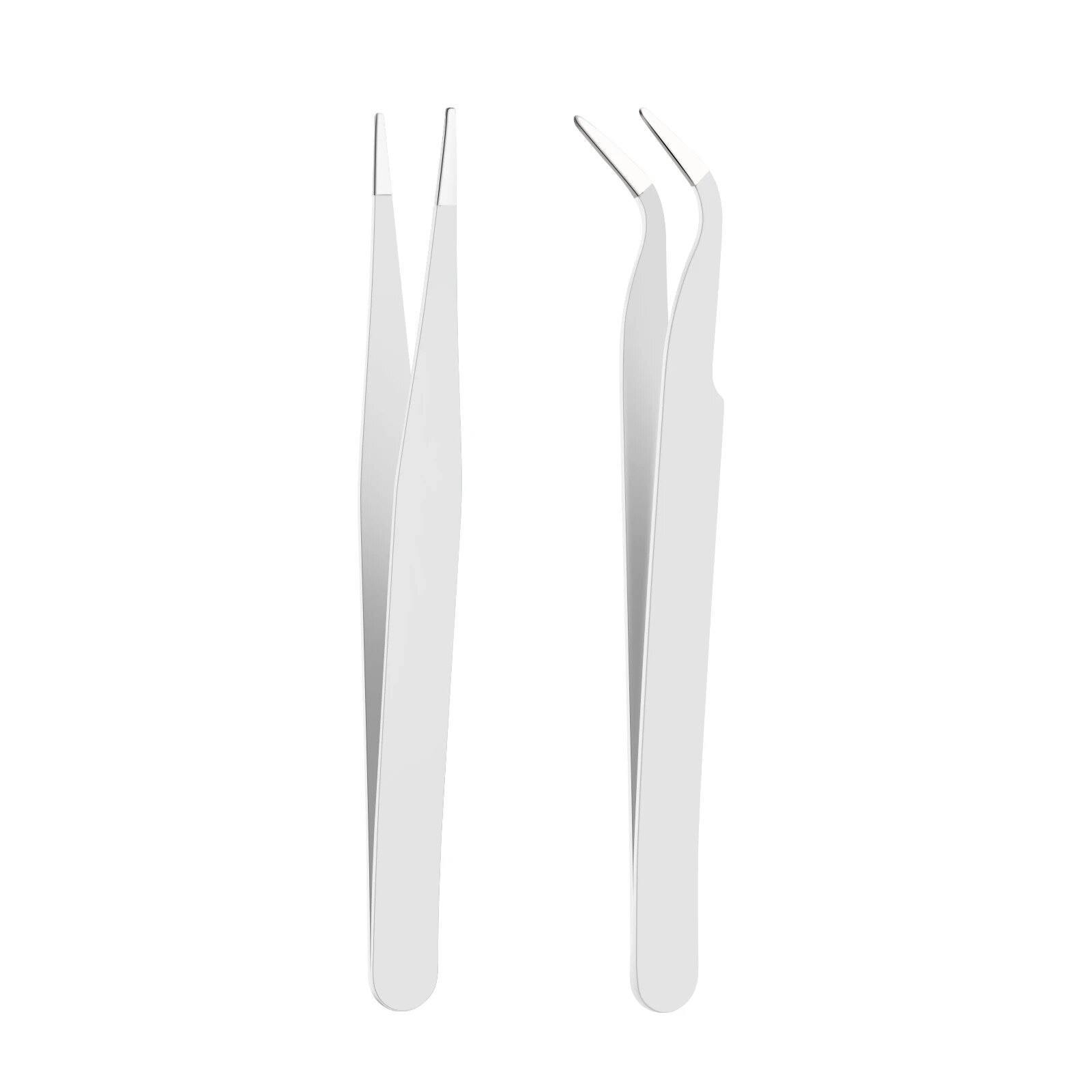 Пинцеты из нержавеющей стали, AB SET WHITE