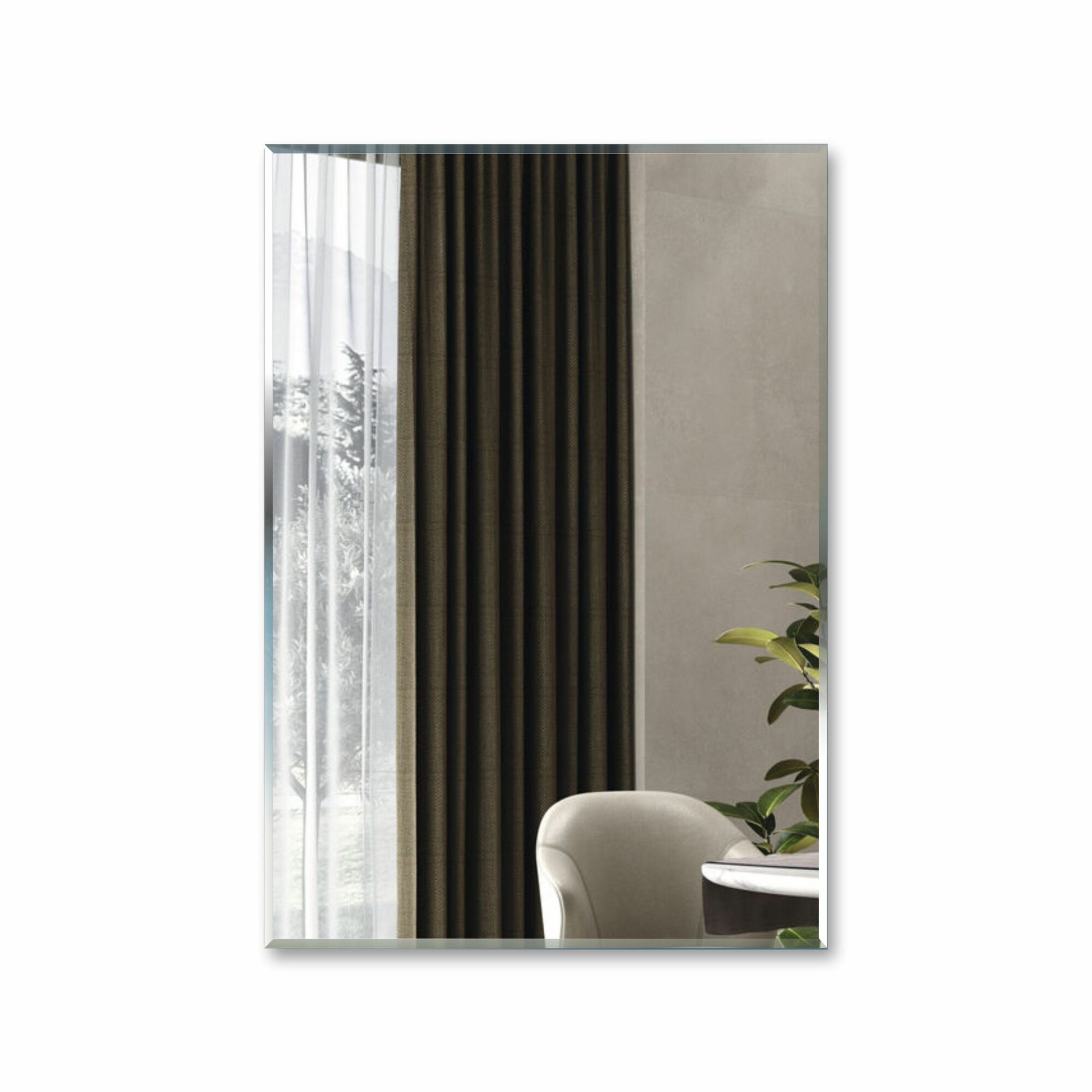 Зеркало интерьерное Финист, серия Narciss, 100 х 70 см, настенное, фацет 15 мм