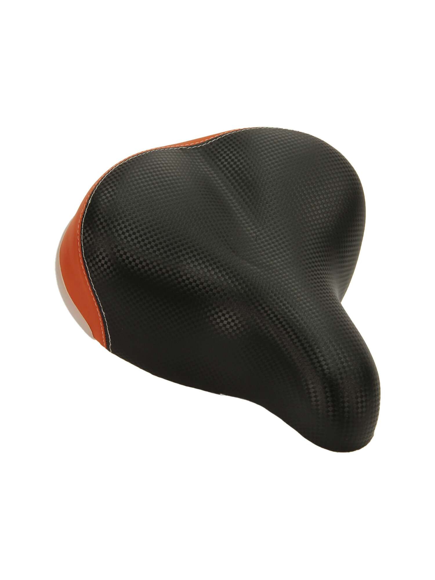 Сиденье для велосипеда широкое на пружинах 260х230, черное