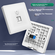 OFNPFTTH Computer Fiber Optic Socket Panel, 86-Type SC Coupler Fiber Wall Socket...