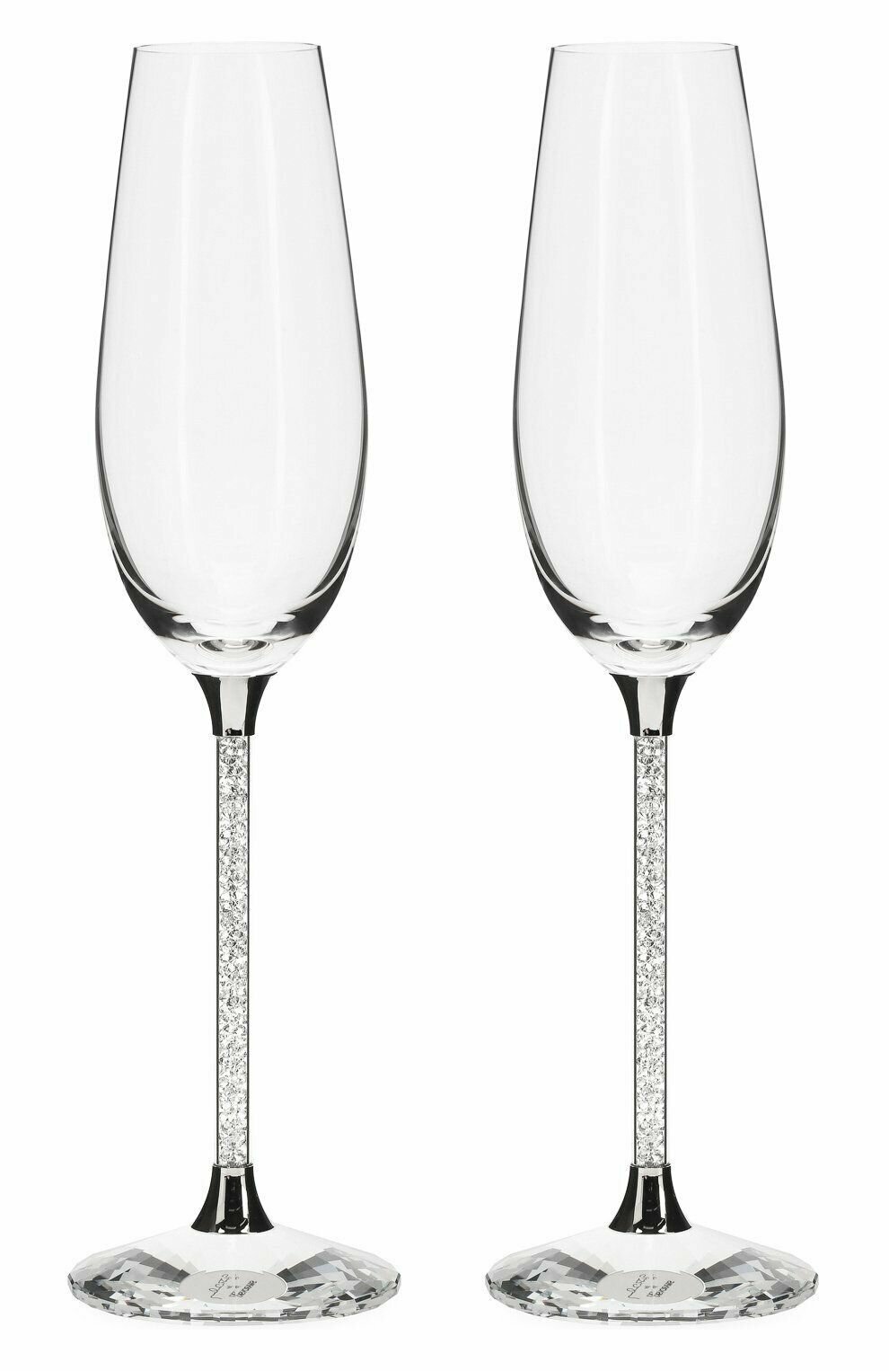 Хрустальные бокалы для шампанского, упаковка из 2 шт, 200 мл,