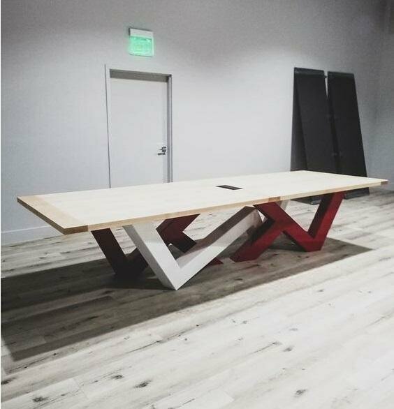 Конференц-стол для переговоров, промышленный дизайн Юлма, 220*120 см