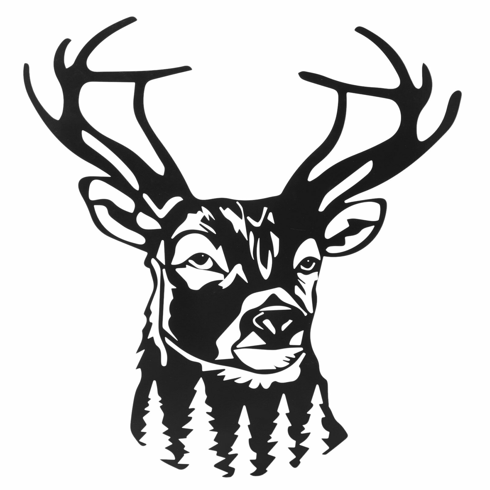 Деревенское железное металлическое настенное искусство с оленями, прочный структурный декор для спальни, гостиной, офиса, кухни, сада, настенная подвеска в деревенском стиле