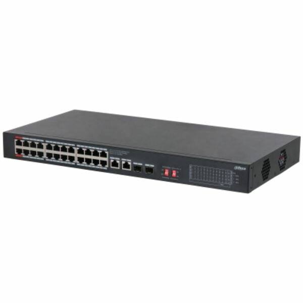 Dahua DH-S3228-24GT-240 24-портовый неуправляемый гигабитный коммутатор с PoE