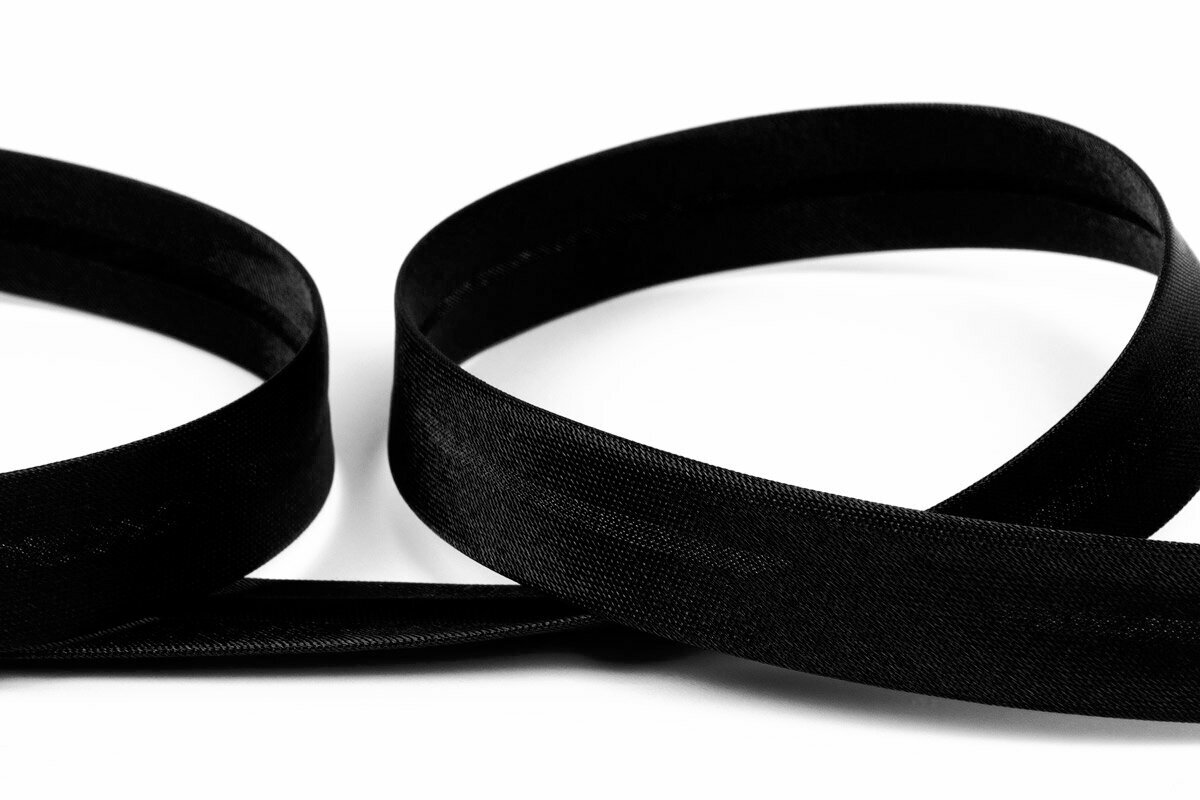 Gamma GK-15P-KI28 косая бейка 14-15 мм, длина 5.4 м, №081 черный, для шитья и отделки