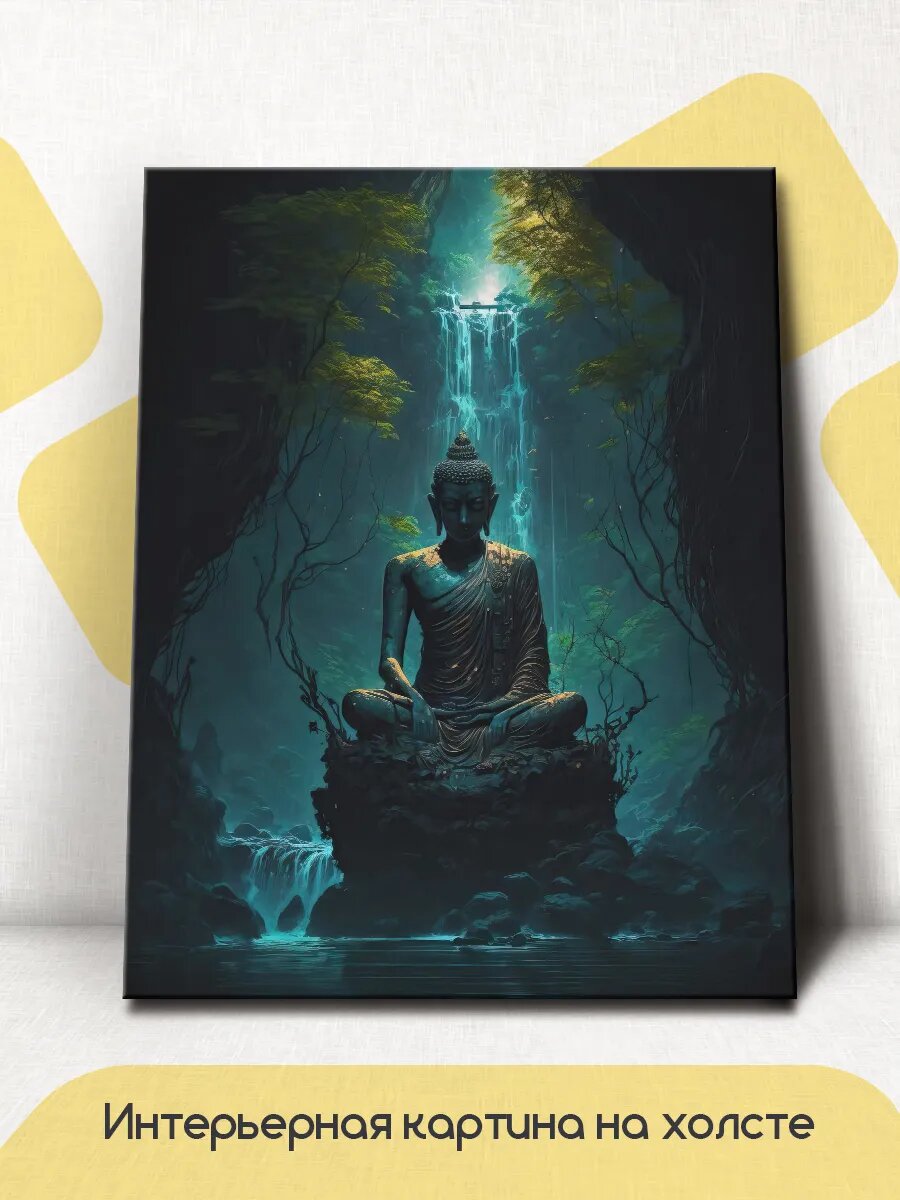 Картина на стену интерьерная Будда, буддизм 30x40 см