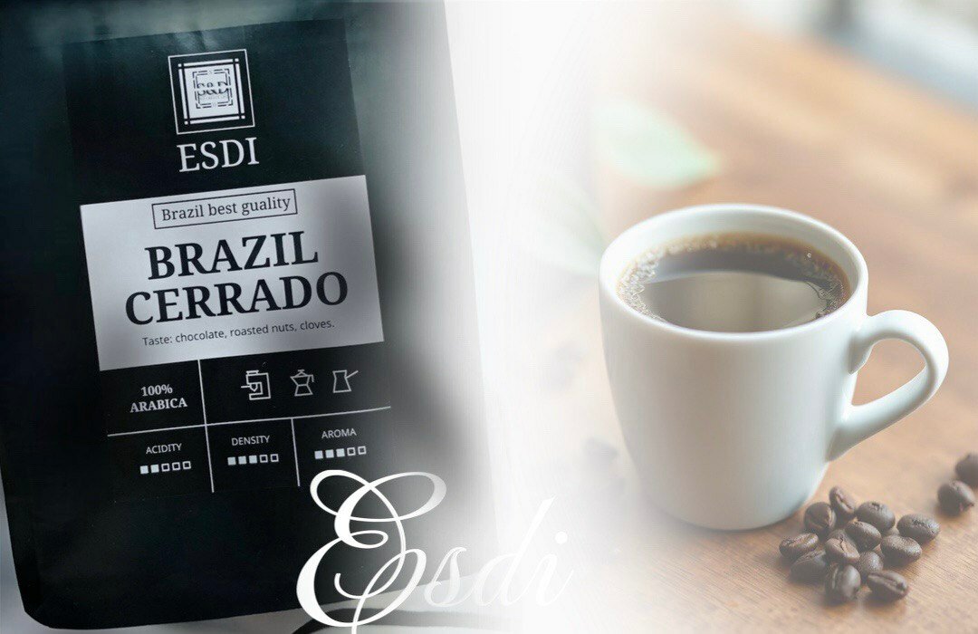 Coffee beans ESDI Brazil Cerrado Кофе в зёрнах ESDI Бразилия Серрадо