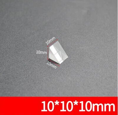 Rhuxyol К9 стеклянная призма прямоугольный треугольник 10x10x10mm
