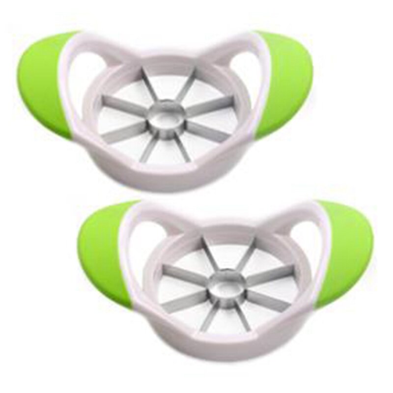 Яблокорезка - сердцевина - разделитель - резак - клиновидный инструмент - нержавеющая сталь марки 430 - устойчивая к ржавчине 2 шт, нож из нержавеющей стали