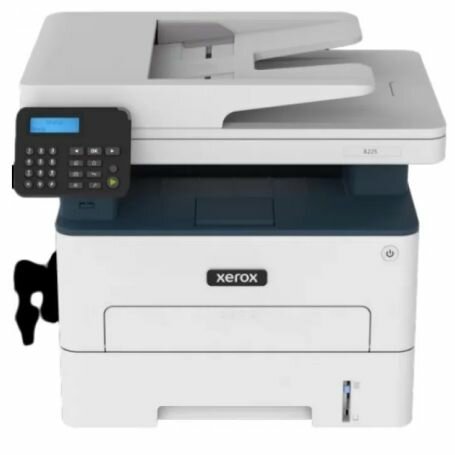 МФУ лазерное Xerox B225 (B225V_DNI) белый - монохромный, A4, 600x600 dpi, ч/б - 34 стр/мин (A4), USB, Wi-Fi