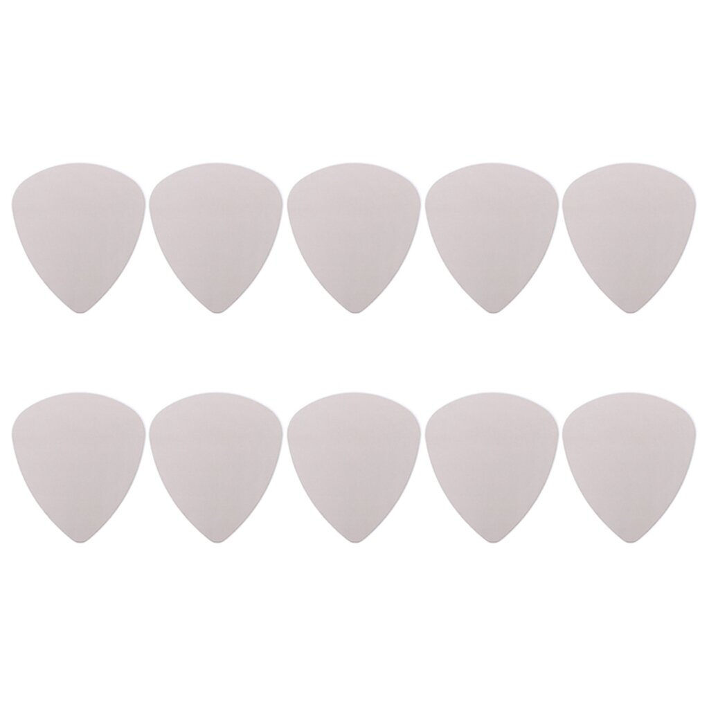 10шт Медиатор Из Нержавеющей Стали Металлический Медиатор Для Баса-Гитары Plectrum