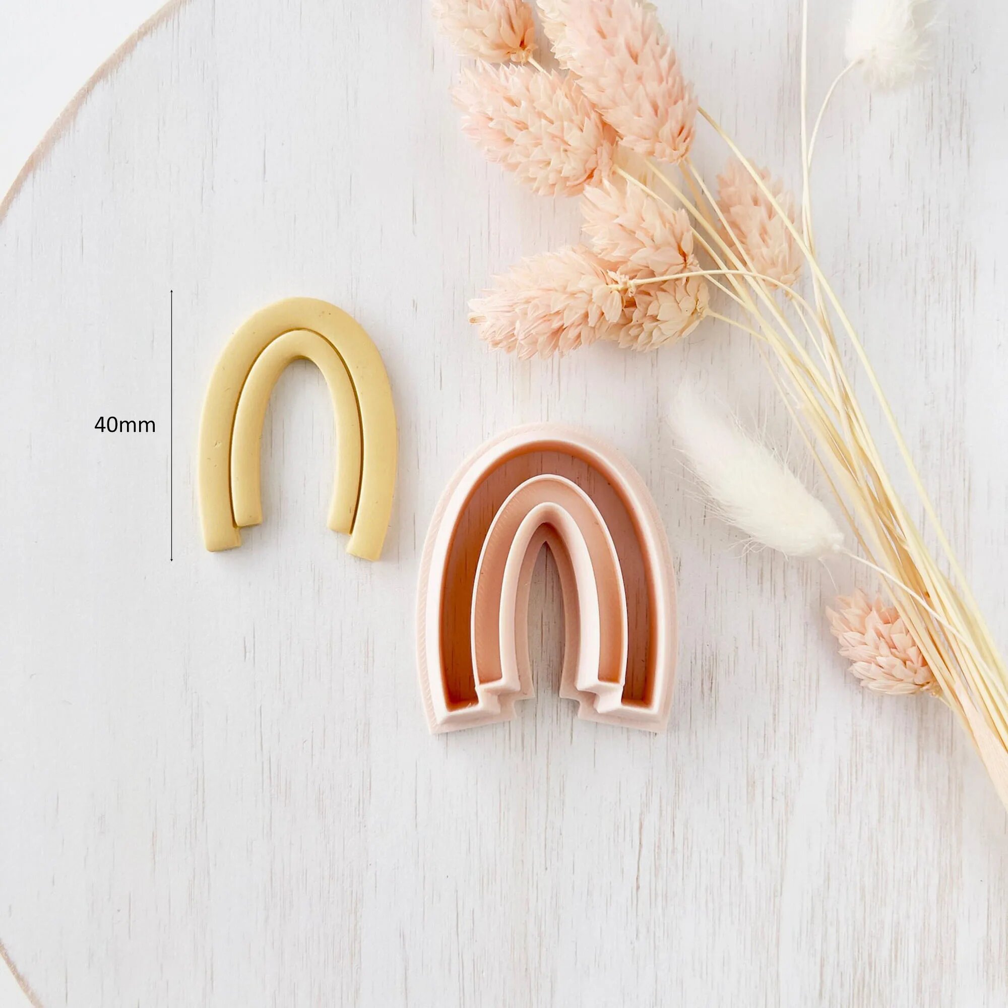 Линейный резак для полимерной глины Бежевый, C049-2