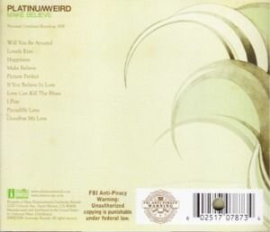 Диск Platinum Weird - Make Believe (1 CD) — фото 1