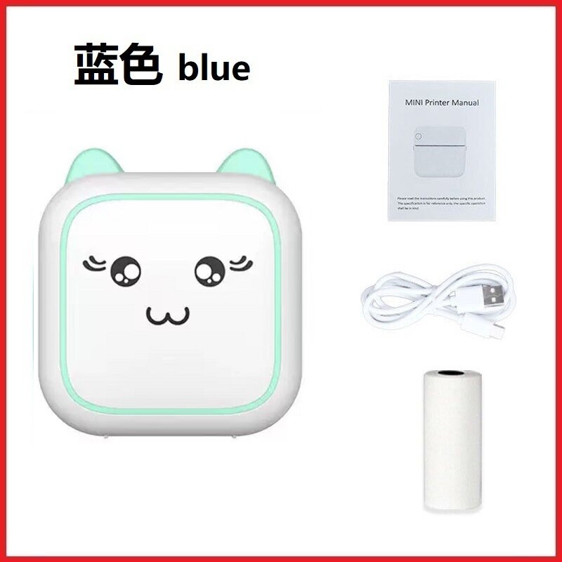 Портативный мини-принтер C9, мини-термопринтер, Bluetooth-принтер для фотографий, карманный принтер для студентов