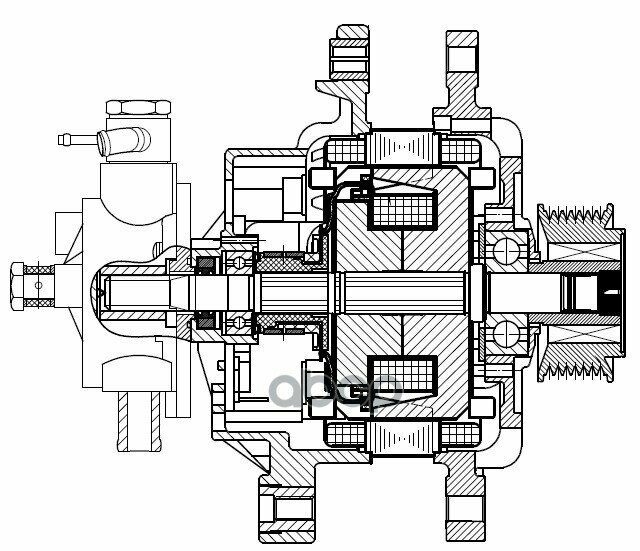 Генератор Hyundai Porter 2 (08-) с дв. D4CB 100A (LG 0805) STARTVOLT арт. LG 0805