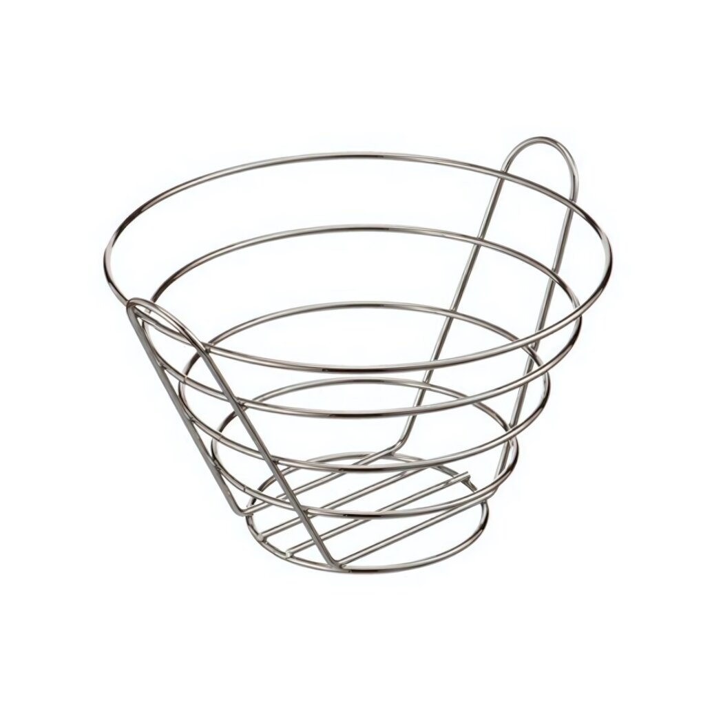 Ваза для фруктов из нержавеющей стали, хром, 265х240х170мм, удобная и вместительная