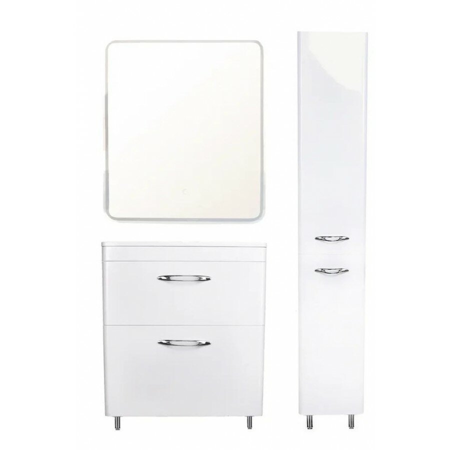 Комплект мебели Каре 70 Люкс Plus напольная белый