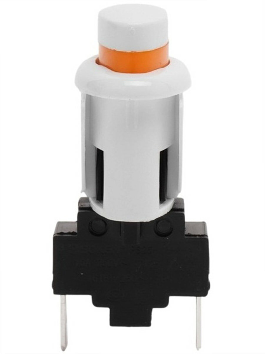 Gefest ПКН-507-113 кнопка подсветки духовки 2-х контактная 16A, 250V для плиты Гефест, Дарина GM341