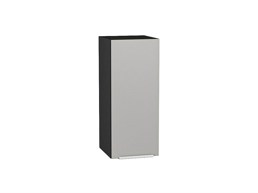 VVT Шкаф верхний с 1-ой дверцей Фьюжн Graphite, Silky Light Grey, 720, 300 В*Ш*Г 716*300*320, фасад МДФ Silky Light Grey, корпус Graphite Silky Light Grey