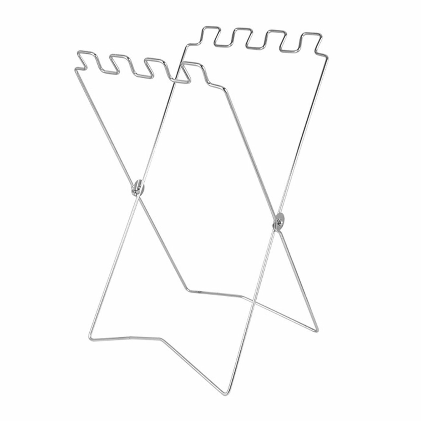 Держатель для мешка для мусора, складной держатель для мешка для мусора из нержавеющей стали, портативная уличная подставка, белый цвет